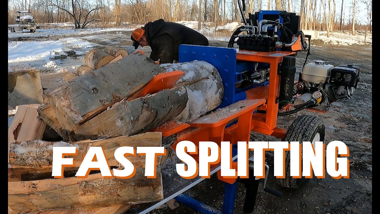 Eastonmade; Log Cradles+Autocycle= UNBEATABLE PERFORMANCE - YouTube