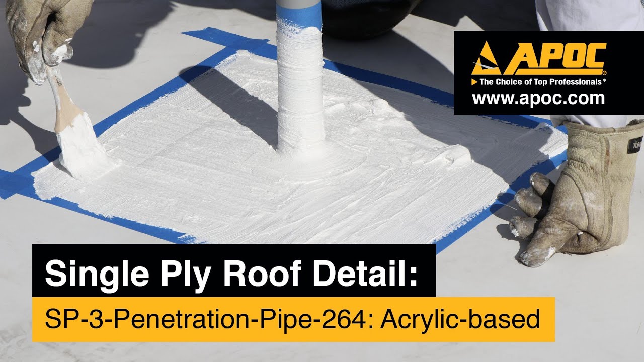 SP 3 Penetration Pipe Repair with APOC #264, #483 & Incredible Tape ...