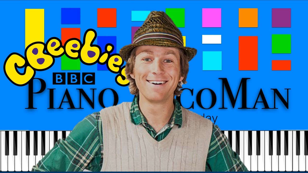 CBeebies Mr. Bloom HereThere and Everywhere Theme Song Slow EASY Medium ...