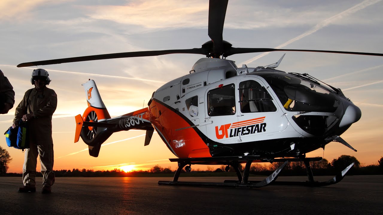 UT LifeStar Landing At On Scene At Rollover Wreck - YouTube