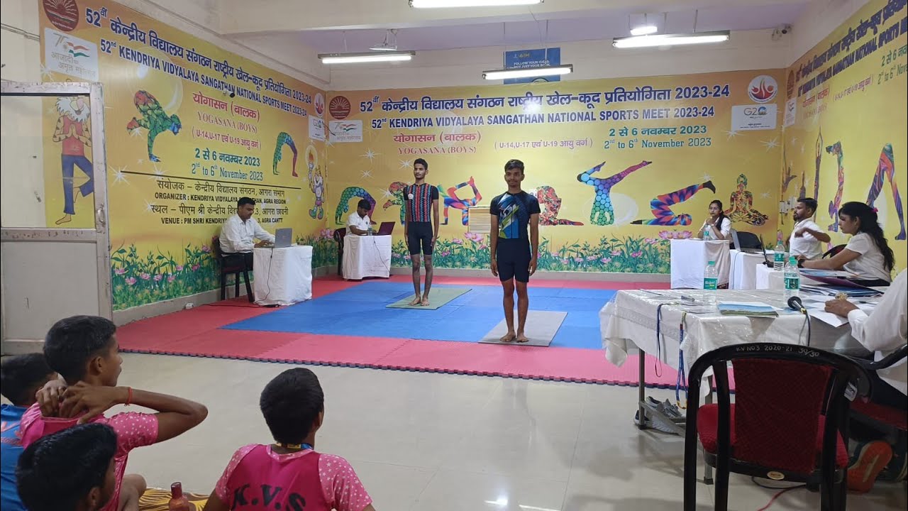 KVS National Yoga Competition 2023-24 - YouTube