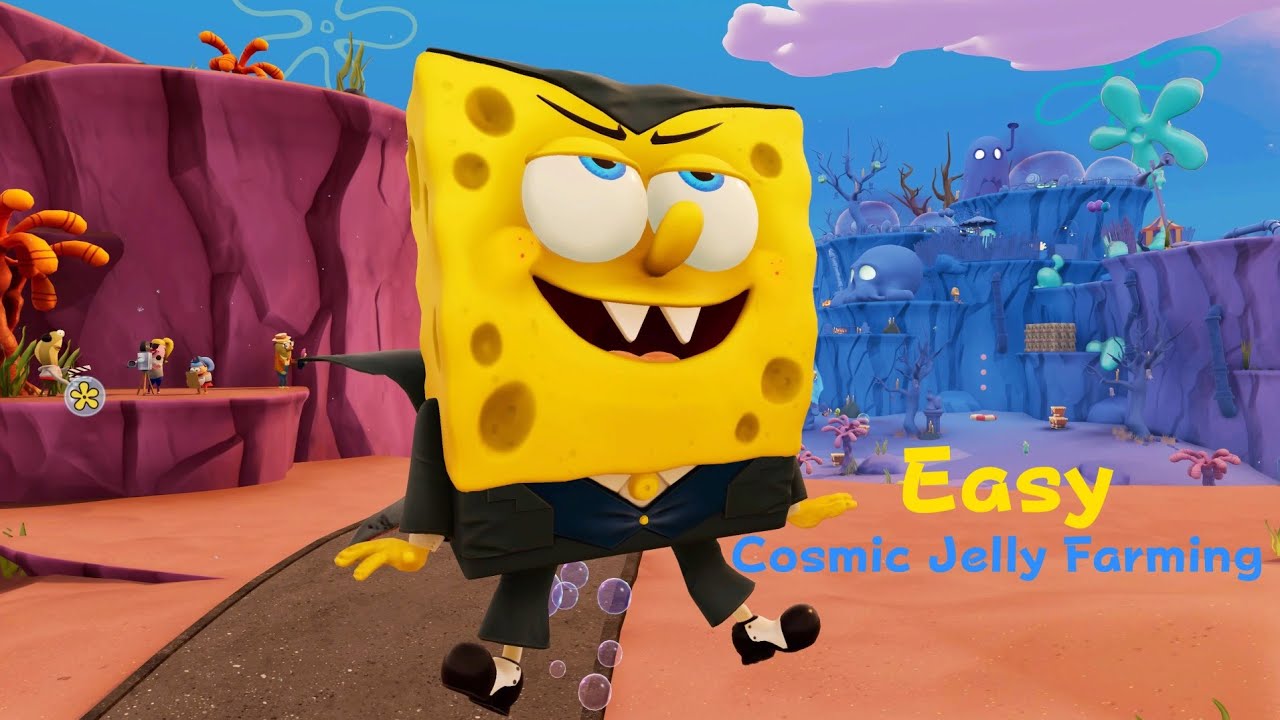 Jelly Farming | SpongeBob SquarePants: The Cosmic Shake - YouTube