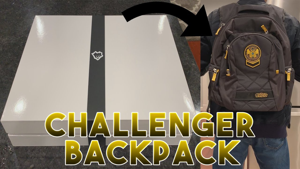Unboxing the 2017 Challenger Backpack - YouTube