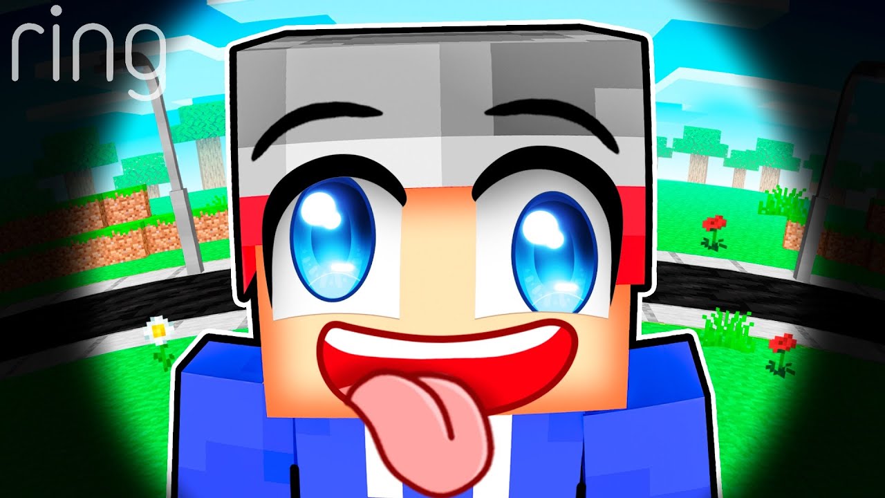 Gara got a DOORBELL CAMERA in Minecraft! - YouTube