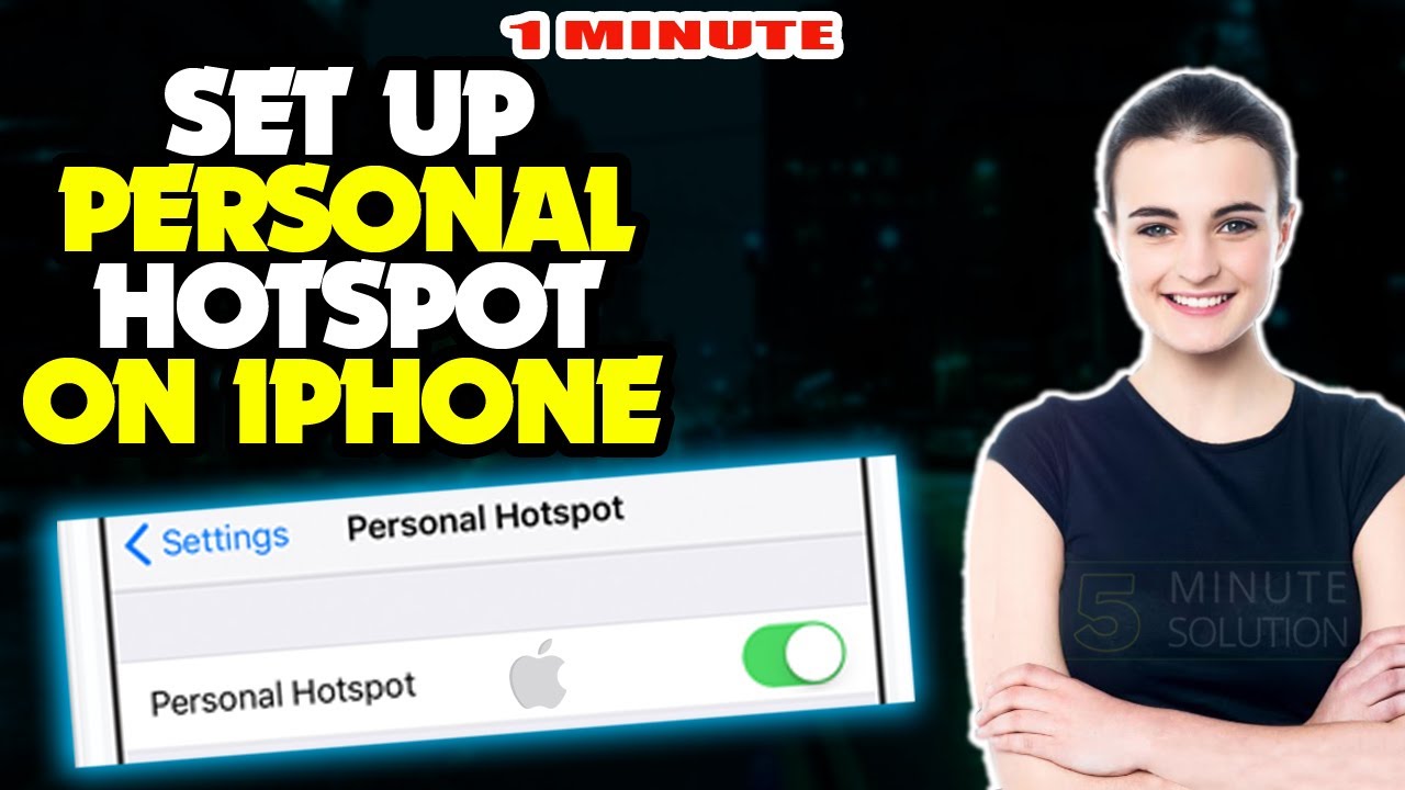 How To Set Up Personal Hotspot On iPhone 2024 - YouTube