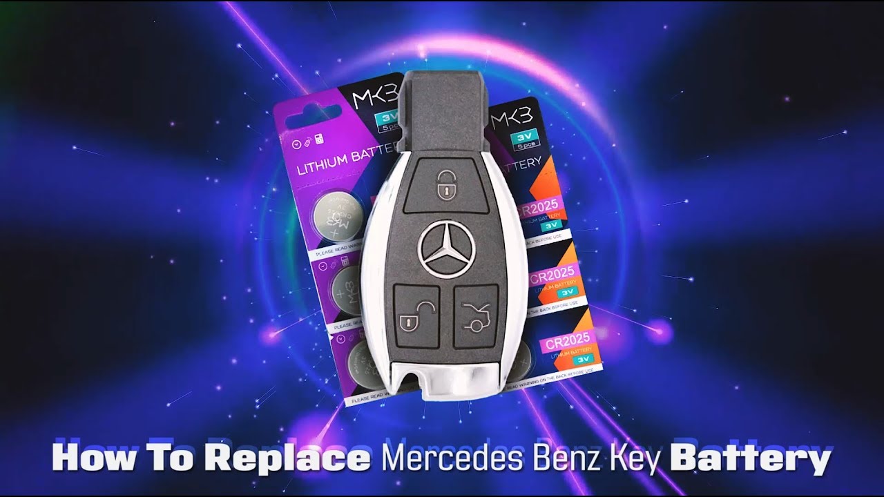 How To Replace Mercedes Benz Key Battery? - YouTube