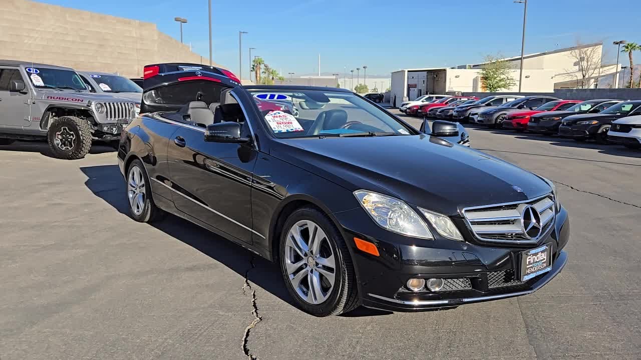 2011 MERCEDES-BENZ E-CLASS 2DR CABRIOLET E 350 RWD Henderson, Las Vegas ...