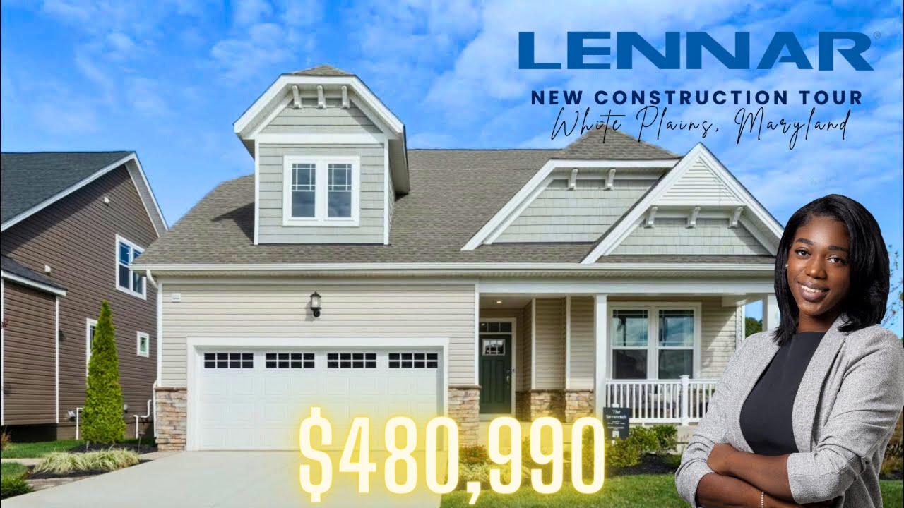Lennar 55+ New Community Savannah Model Tour, White Plains Maryland ...
