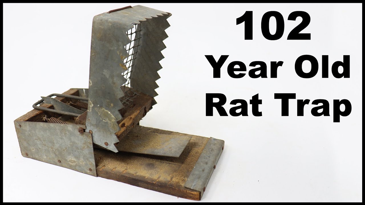 Impressive Powerful Rat Trap From 1920. Mousetrap Monday - YouTube