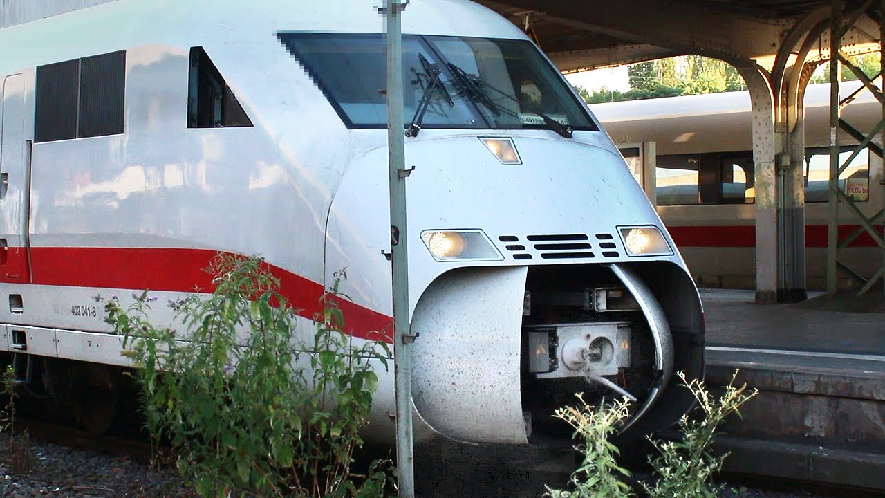 Kuppeln bitte - ICE 2 - mit 2 km/h. Ankuppeln, Kupplungsvorgang. - YouTube