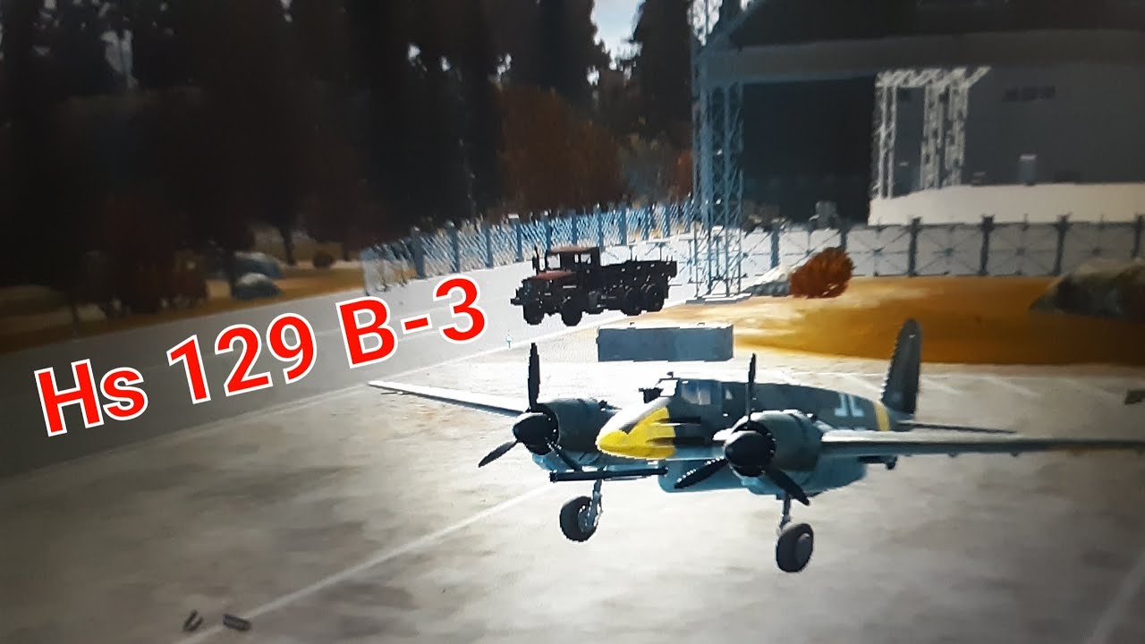 обзор на "Hs 129 B-3" - YouTube