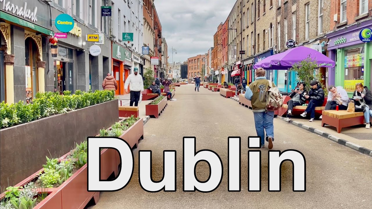 Dublin City Centre | 4k walking tour Dublin Ireland 🇮🇪 | 4k Dublin ...