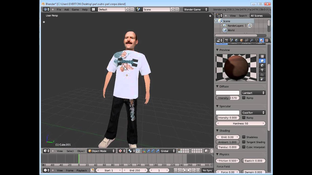 Blender 2.58a - Criando um jogo completo - 1.7.1 #tio - YouTube