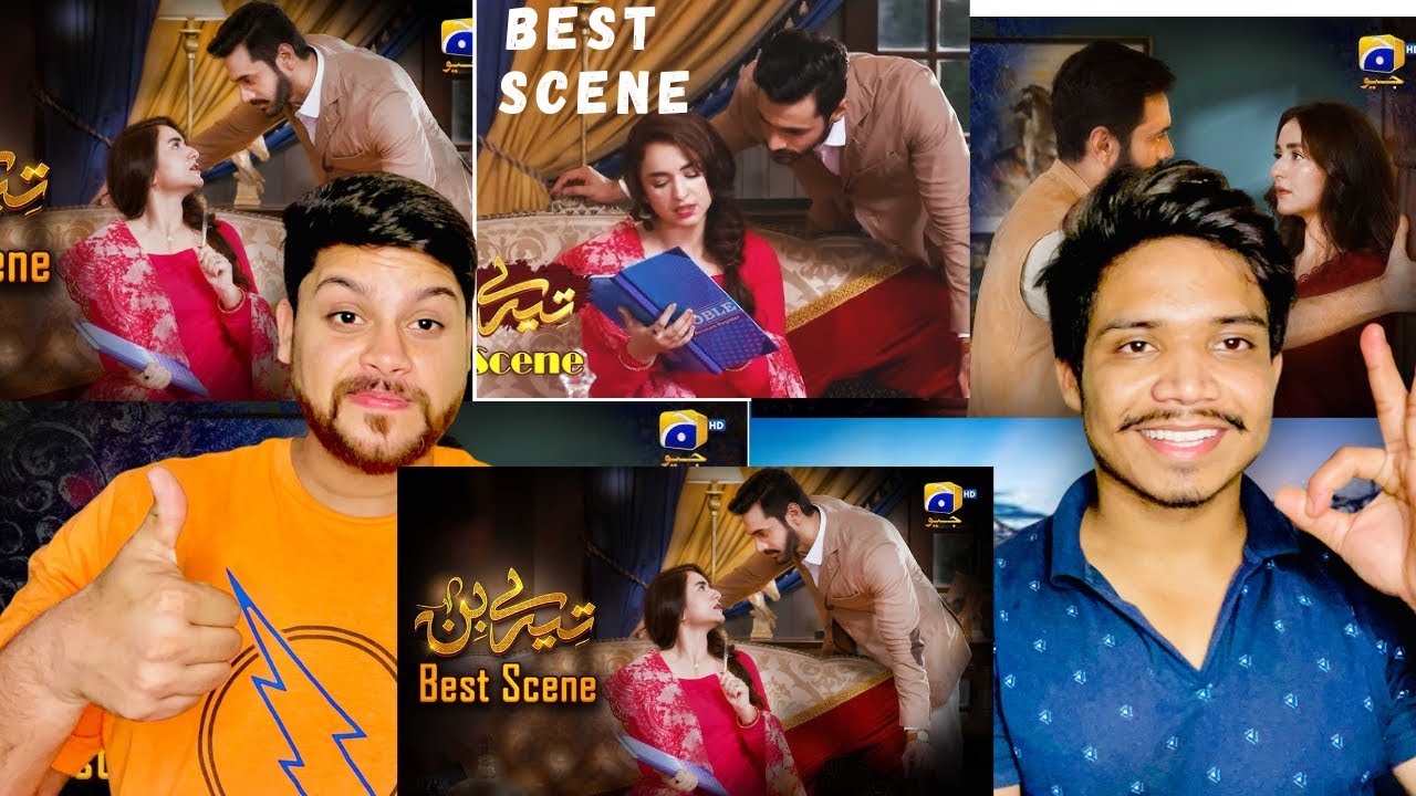 🇮🇳 Indian Reaction OnTere Bin Romantic Scene 😍 ️ | Wahaj Ali | Yumna ...