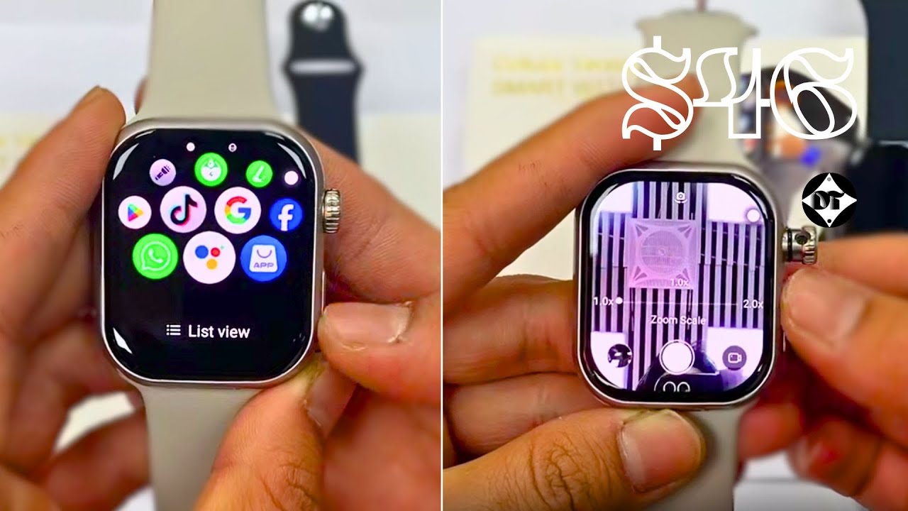S36 AMOLED Smartwatch + Camera - Latest Apple Watch Clone - YouTube