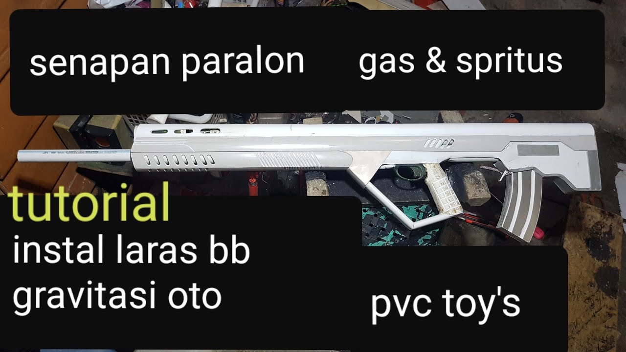 senapan paralon semi otomatis || pvc gun - YouTube
