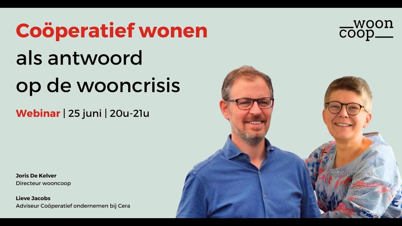 Coöperatief wonen als antwoord op de wooncrisis - Lieve Jacobs (CERA ...
