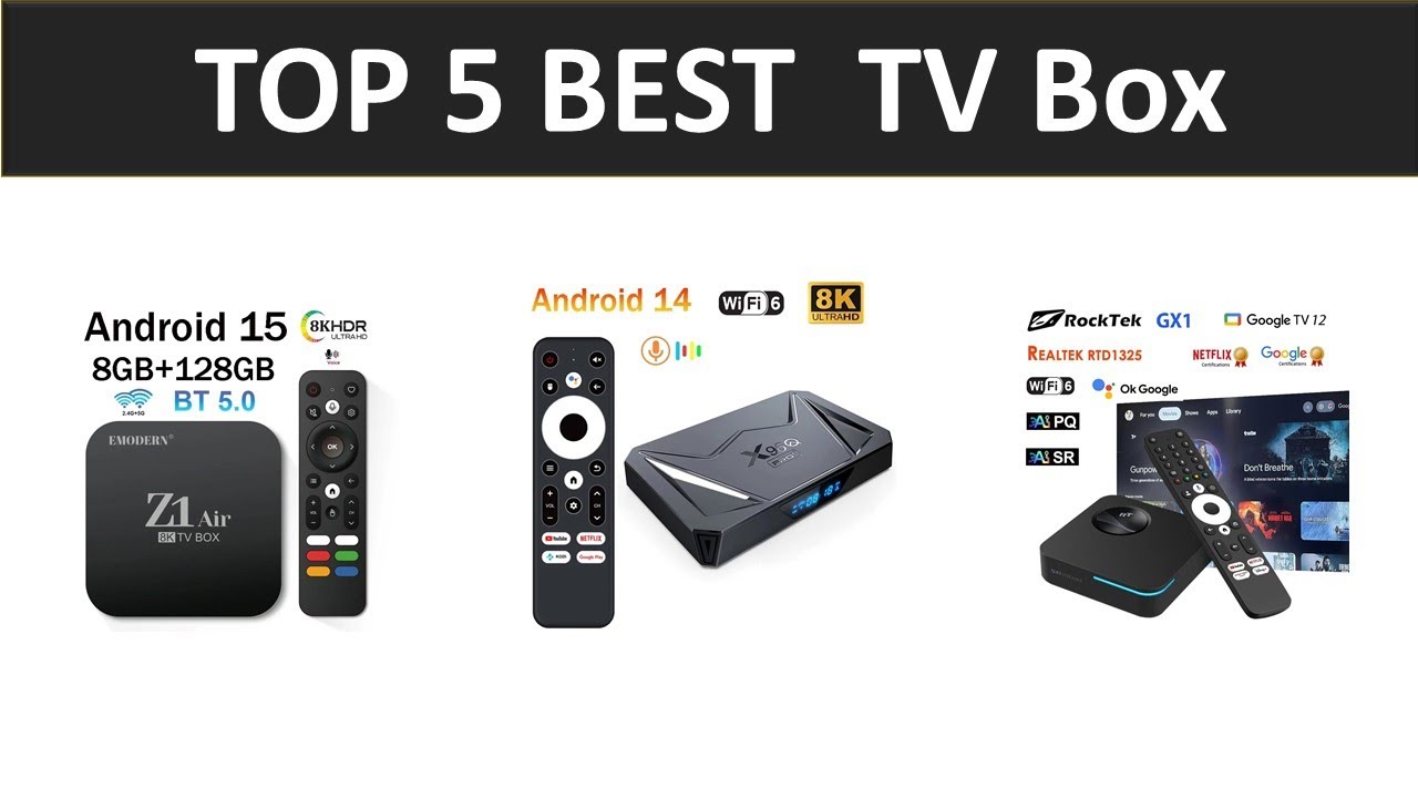 TOP 5 BEST TV Box Review 2025 - YouTube