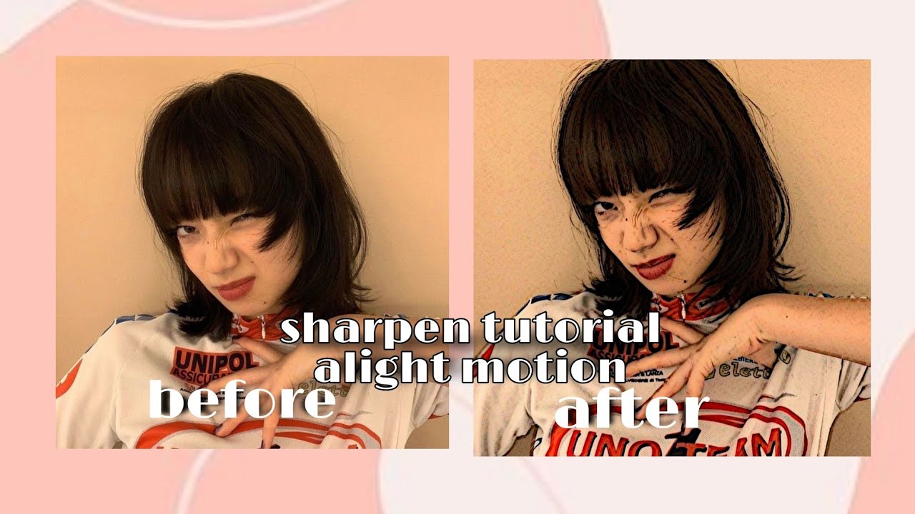 sharpent tutorial alight motion - YouTube