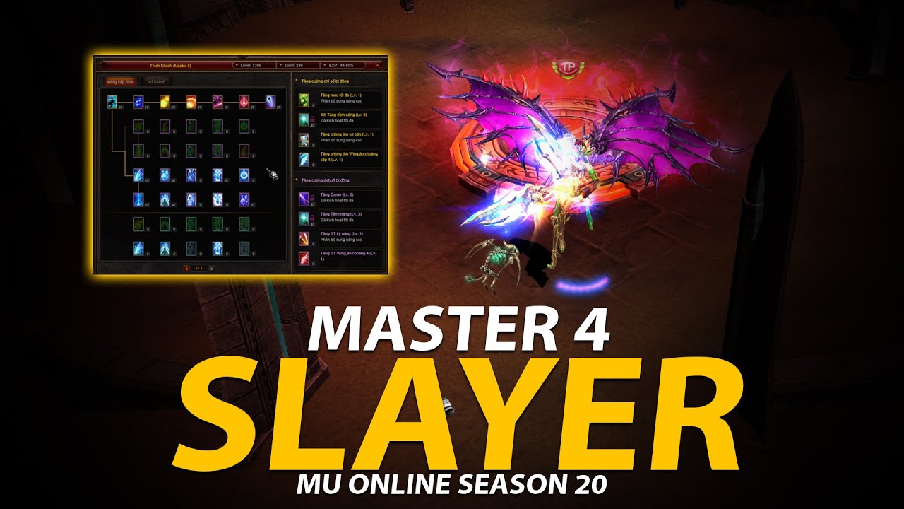 HƯỚNG DẪN CÁCH TĂNG MASTER 4 SLAYER THEO TỪNG GIAI ĐOẠN 2025 | MU ...