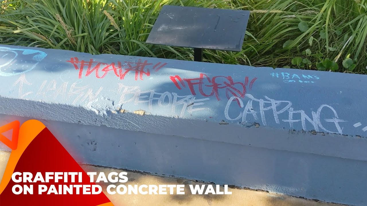 Repainting Graffiti Covered Surfaces - YouTube