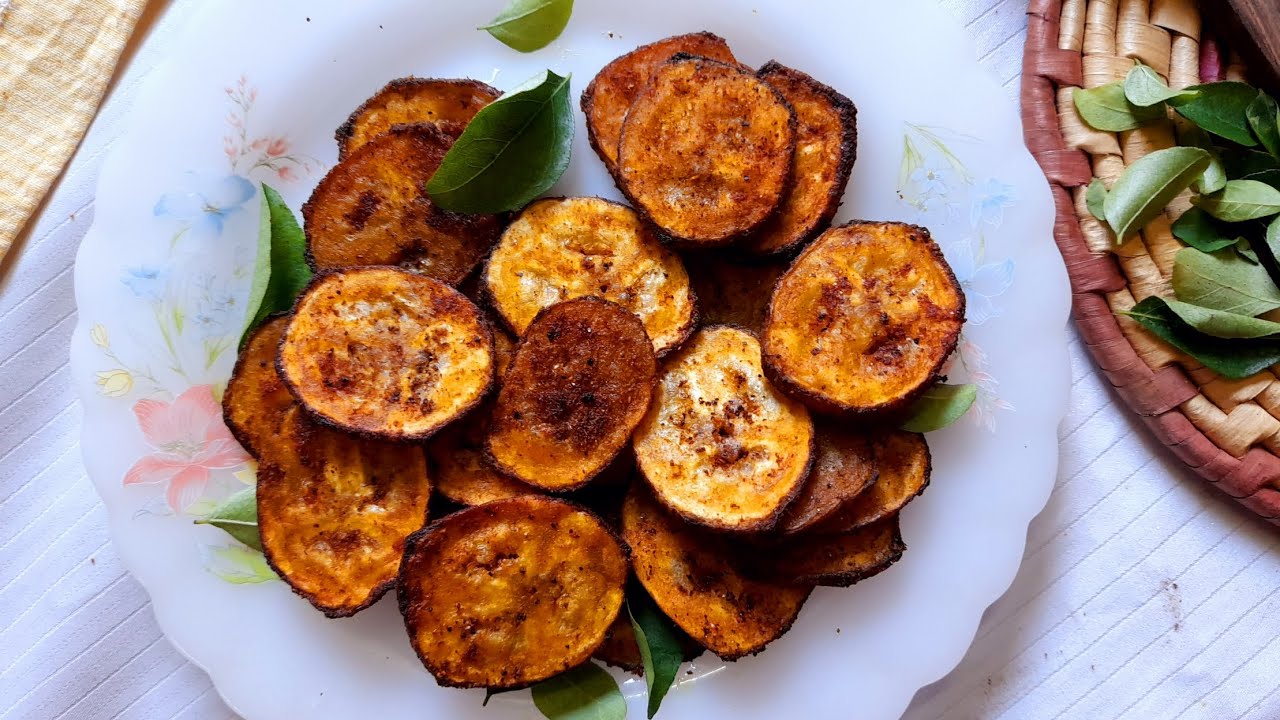 Vazhakkai Roast | Vazhakkai Fry | Recipes In Tamil | mona's samayal ...