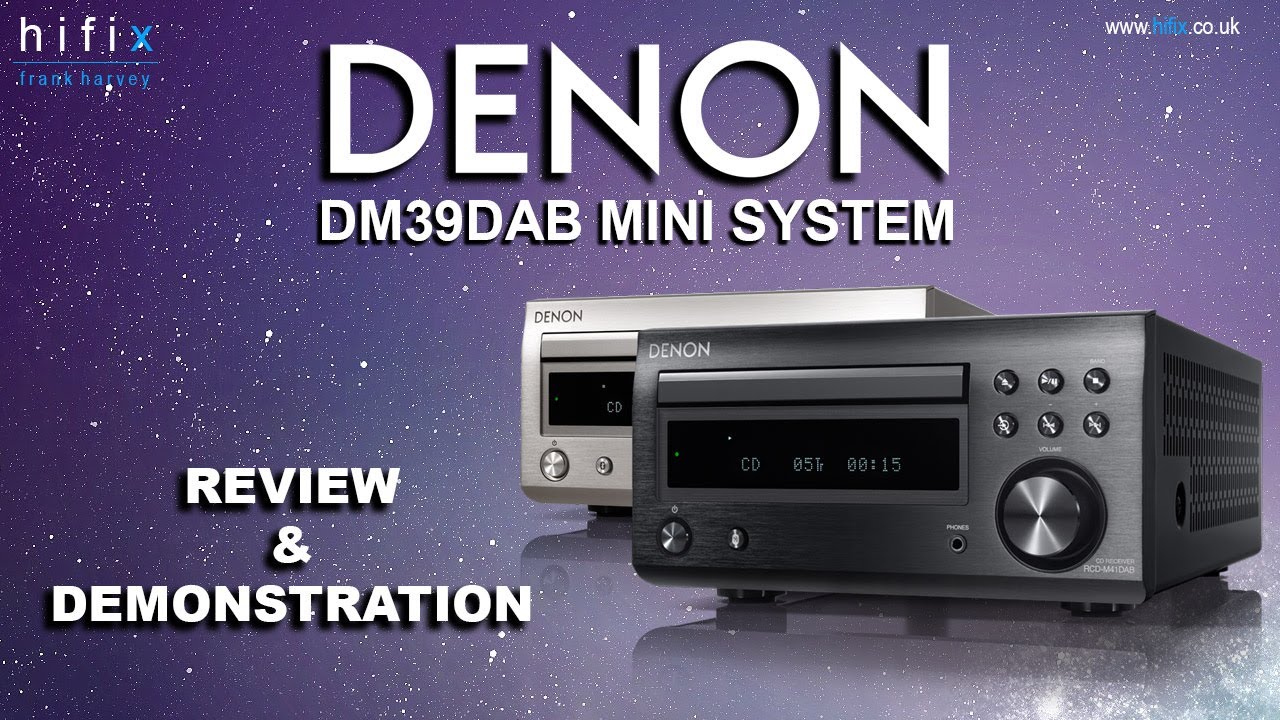 Denon DM39 DAB mini system review - YouTube