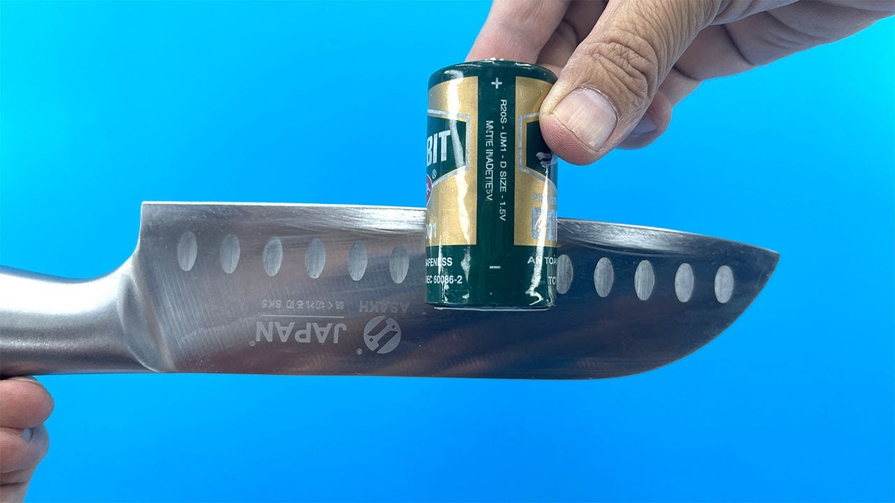 Sharp as a Razor in 3 Minutes. Use Knife Sharpening Pin. The Best ...