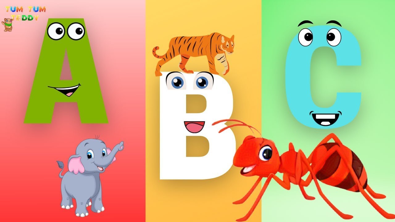 ABC Alphabet TWO Words Phonics | Rhymes for Kids | #tumtumteddy - YouTube