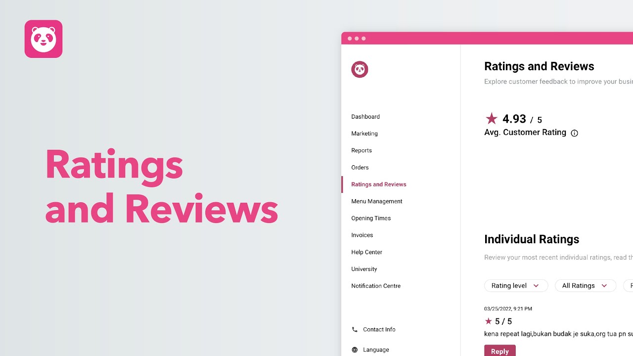 Ratings and Reviews - YouTube