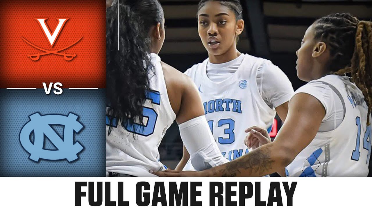 Virginia vs. North Carolina Full Game Replay | 2022-23 ACC Women’s ...