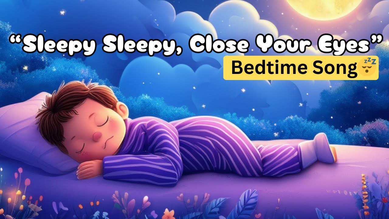 Sleepy Sleepy, Close Your Eyes | Bedtime Lullaby #jrommevibez # ...