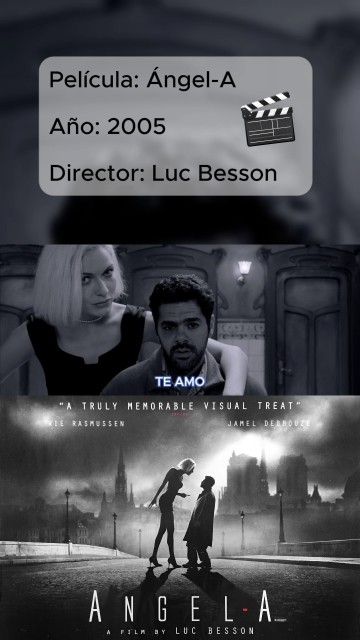 Es difícil amarse así mismo PELÍCULA ÁNGELA-A de Luc Besson. Mírate en ...
