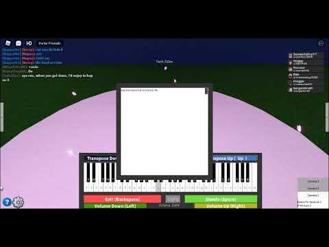 fnaf theme roblox piano sheets (easy) - YouTube