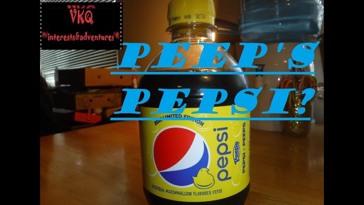 Peep's Flavored Pepsi Taste Test - YouTube