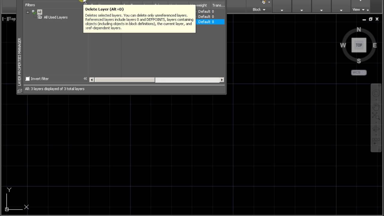 How To Remove A Layer In AutoCAD YouTube How To Remove A Layer In AutoCAD YouTube