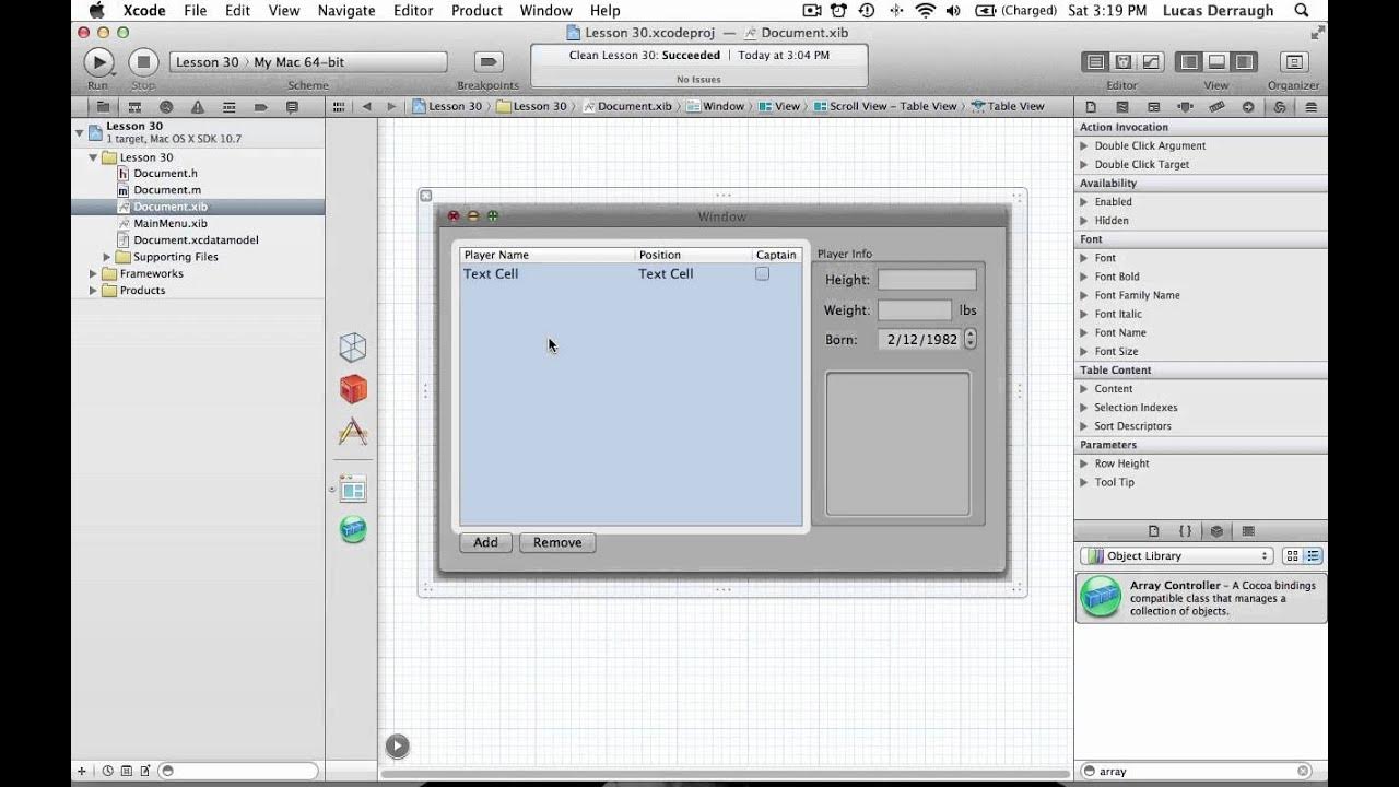 Cocoa Programming L30 - Core Data 2 - YouTube