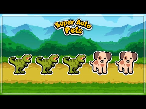 Puppy Trex Super Scaling in Super Auto Pets - YouTube