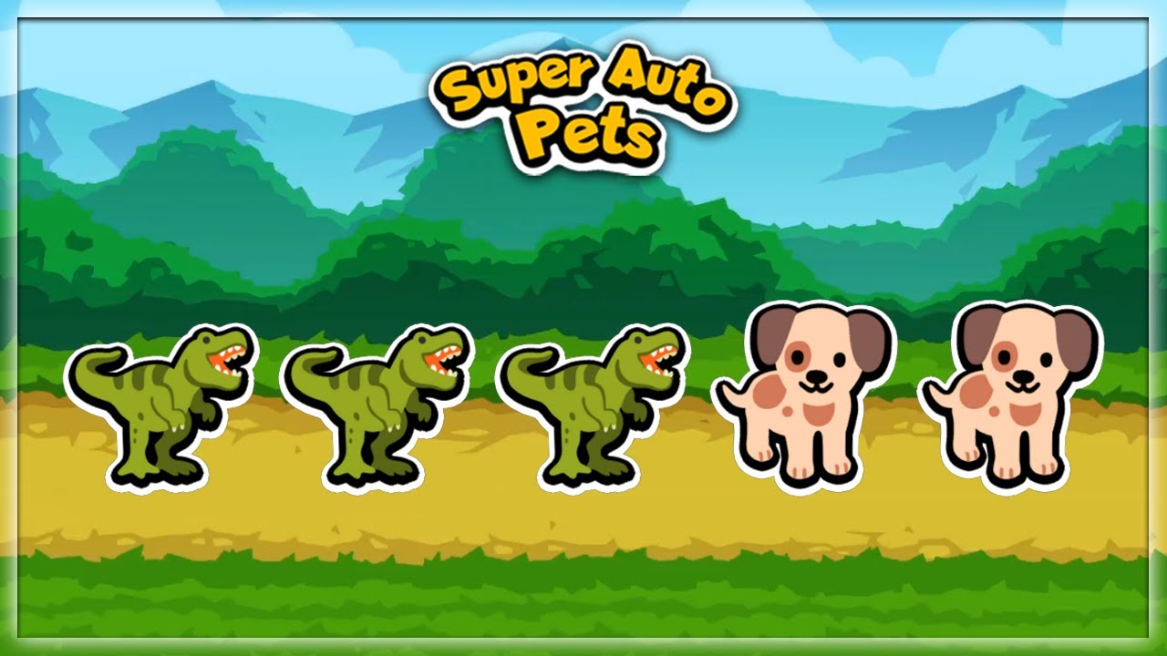 Puppy Trex Super Scaling in Super Auto Pets - YouTube