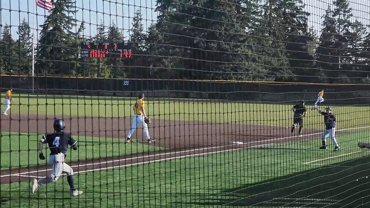 Jared Miller - George Fox University Baseball - 2 RBI Double to RF at ...