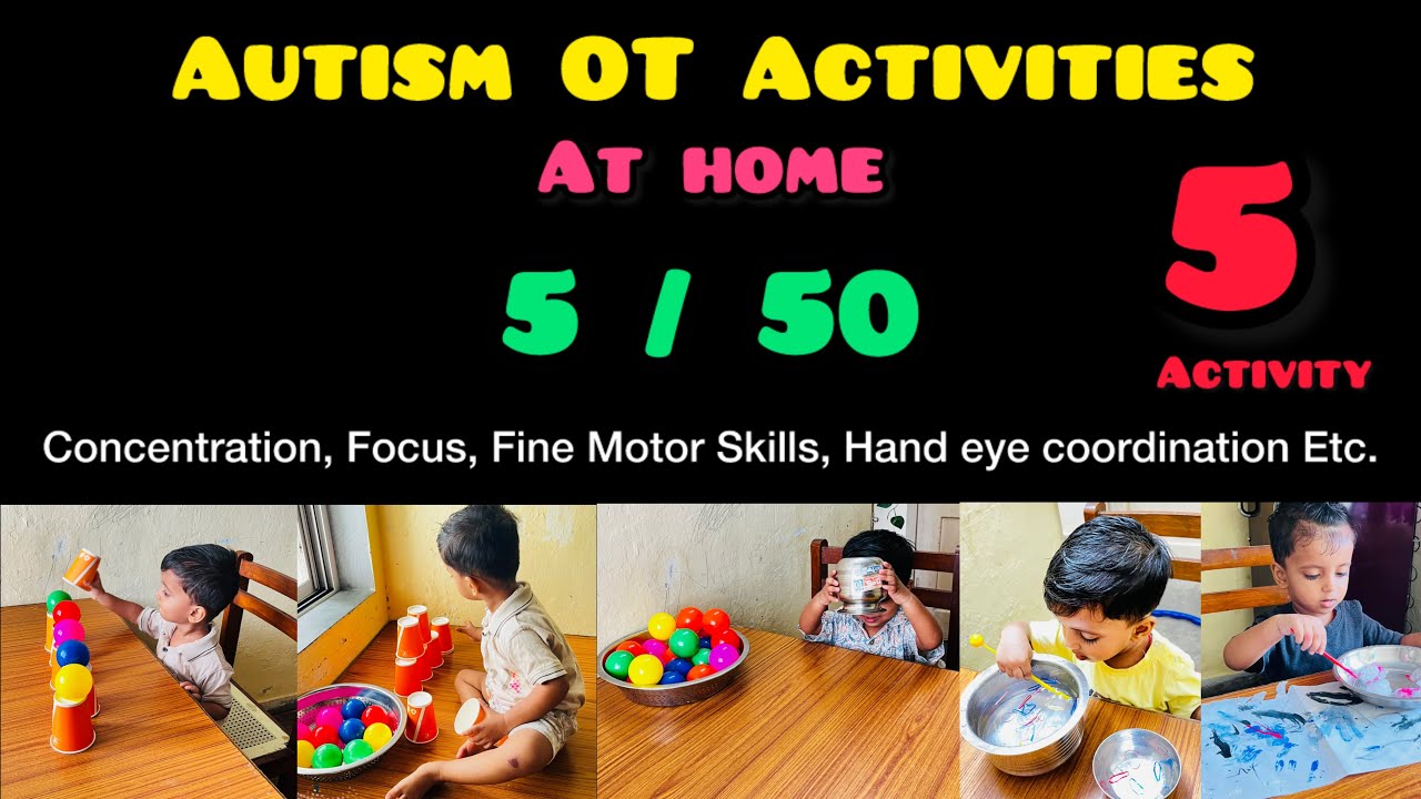 Day 5 | Autism OT Activity series At Home - YouTube