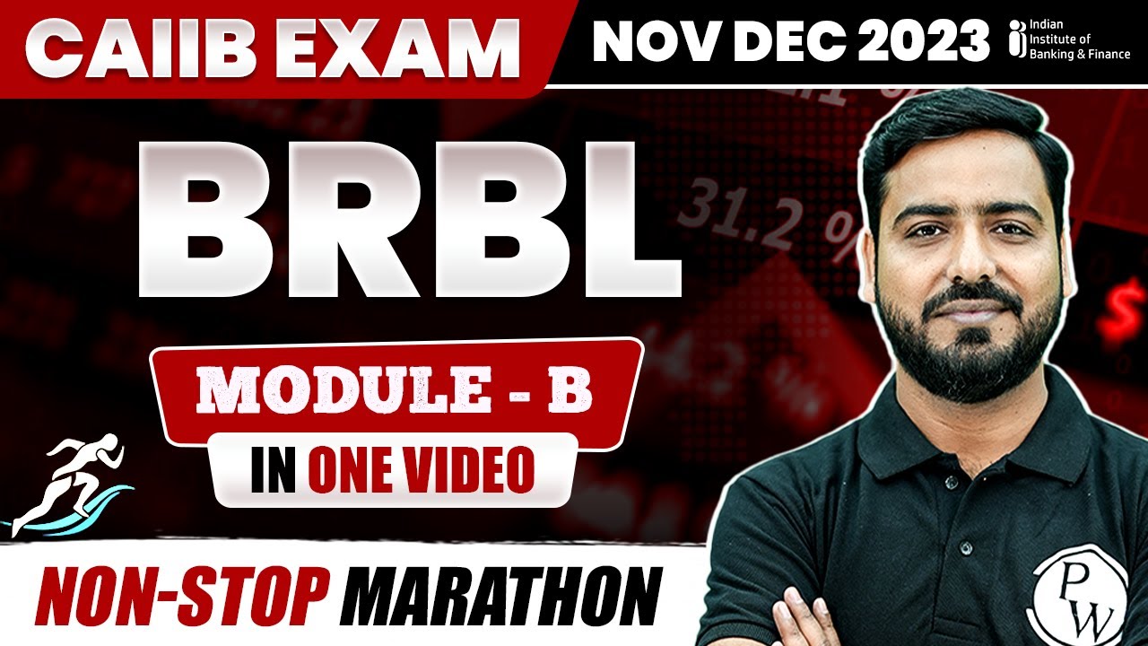 CAIIB BRBL Module B Marathon Class | Banking Regulation and Business ...