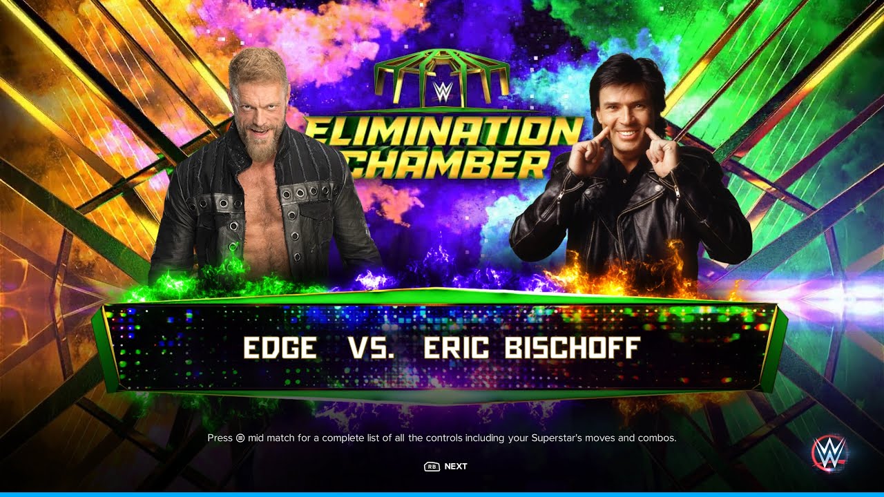 WWE 2K23 PC - Edge VS Eric Bischoff #2 [4K] - YouTube