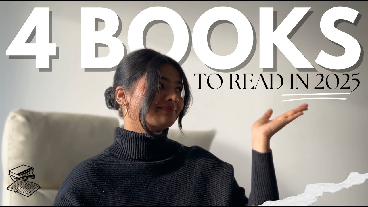 Top 4 books you MUST read in 2025 📚 - YouTube