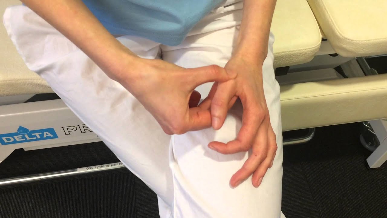 God tøyningsøvelse for deg som opplever smerte i tommel - YouTube