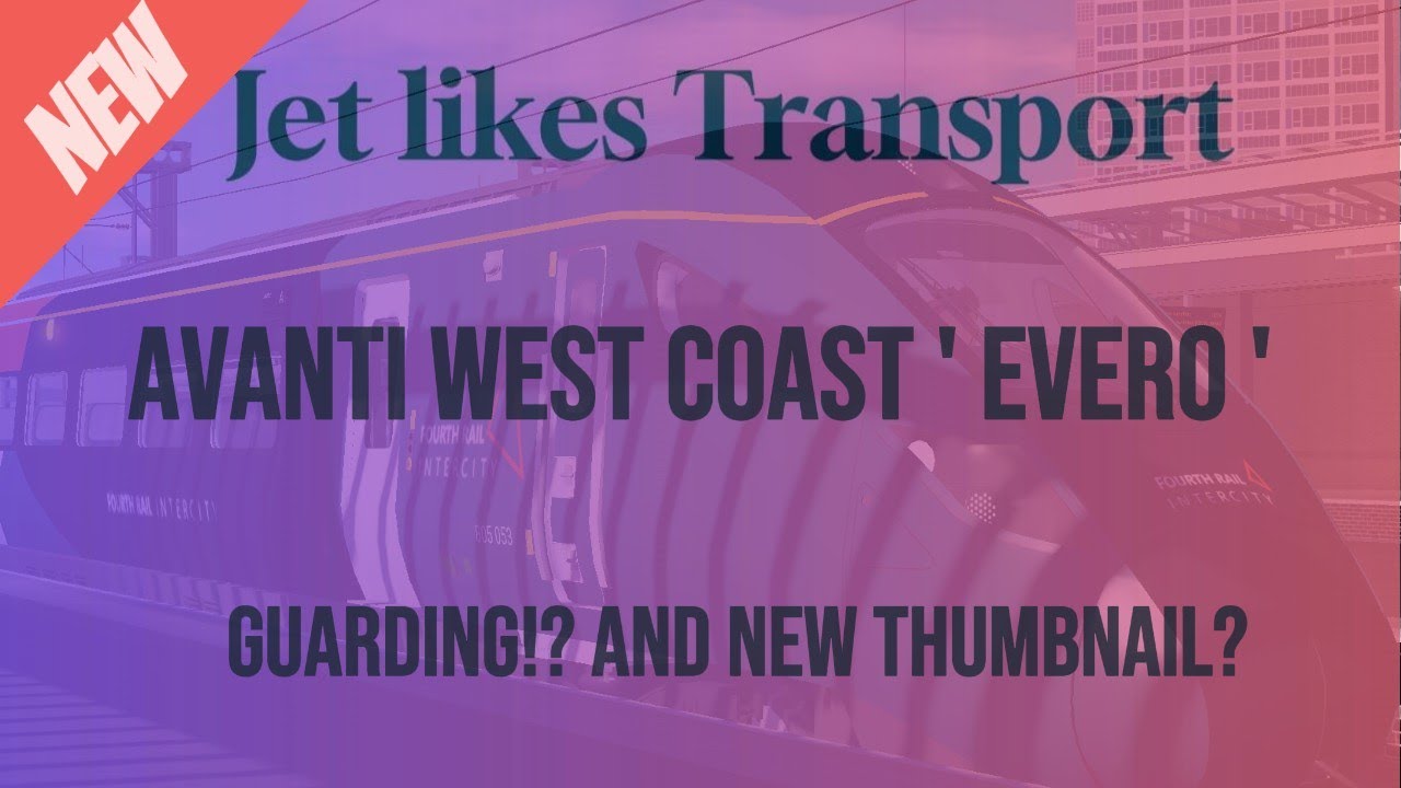 ROBLOX BR : Guarding Class 805 'Evero' Avanti West Coast From Victoria ...