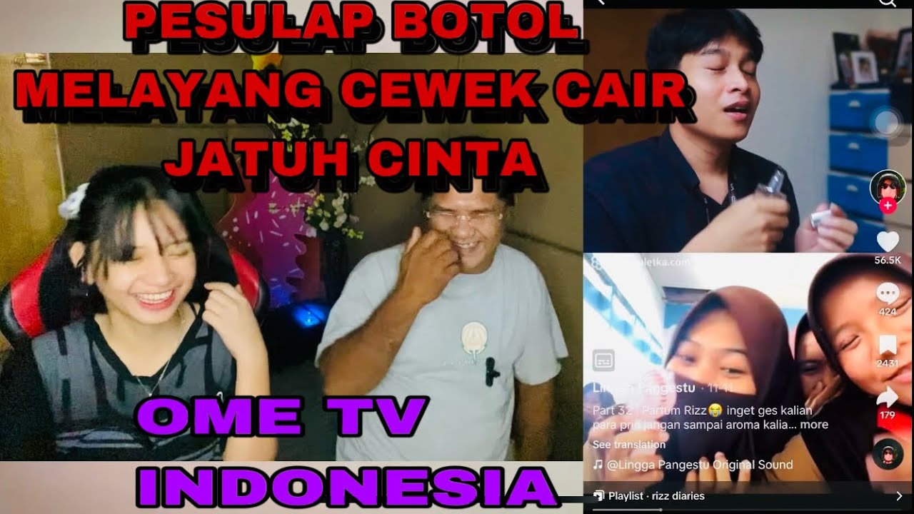 OME TV INDONESIA -RIZZ CEWEK CANTEK Auto Baper - YouTube