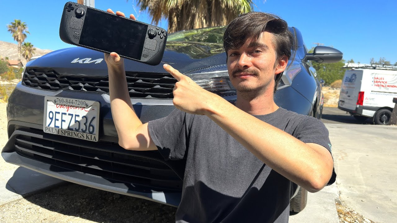 The BEST Gaming Setup For Vanlife | How I Play Games Living In My Car ...