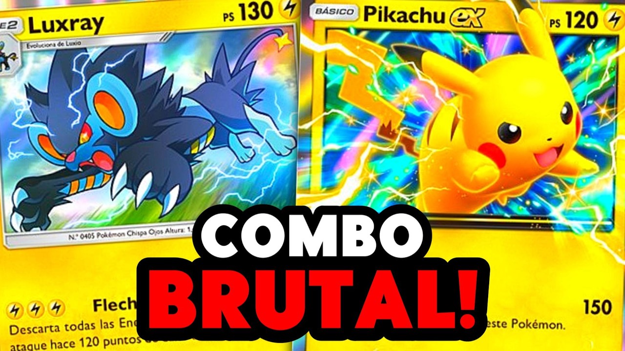🧠⚡ Estrategia de Energía RÁPIDA con Pikachu y Luxray - YouTube