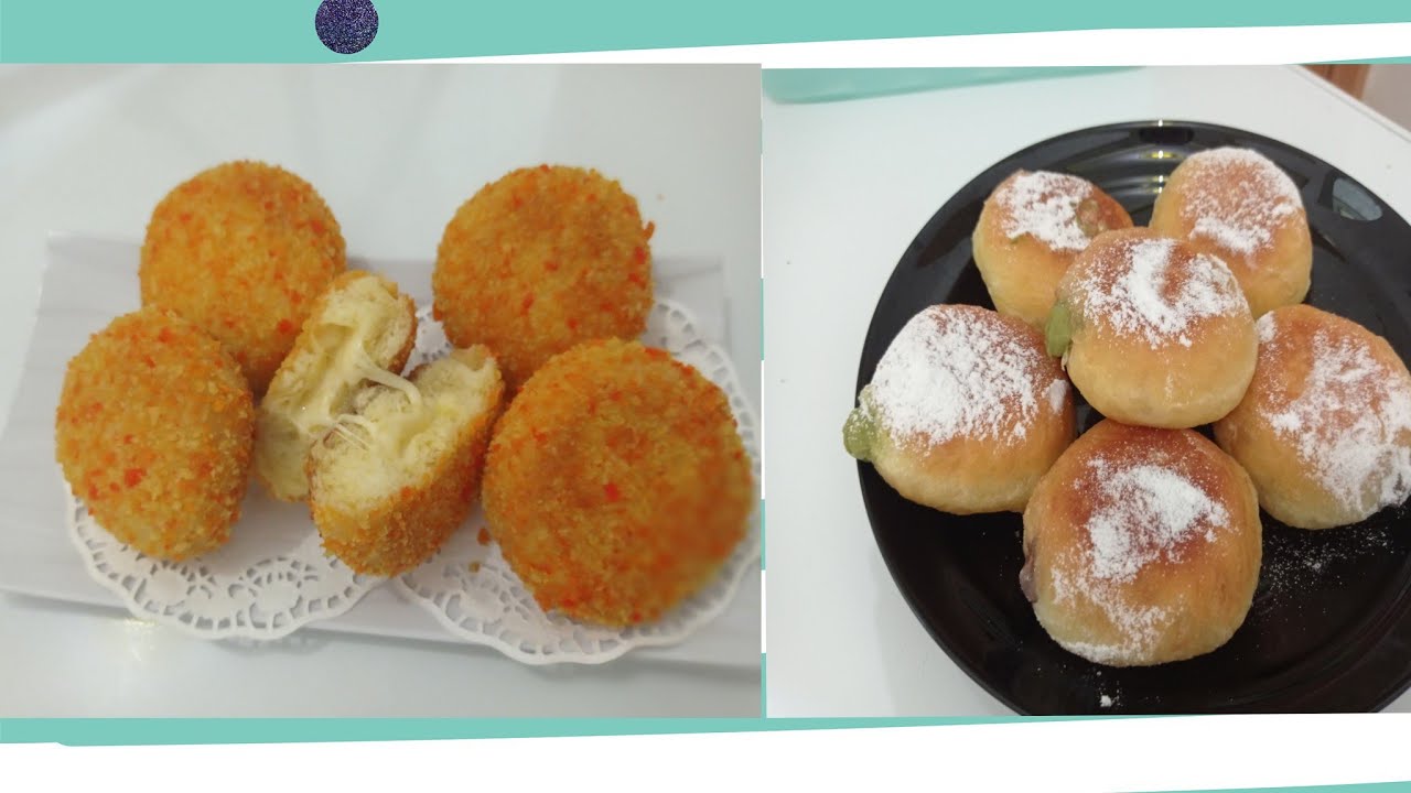 Satu Adonan || Roti Goreng Mozzarella dan Donat Bomboloni - YouTube